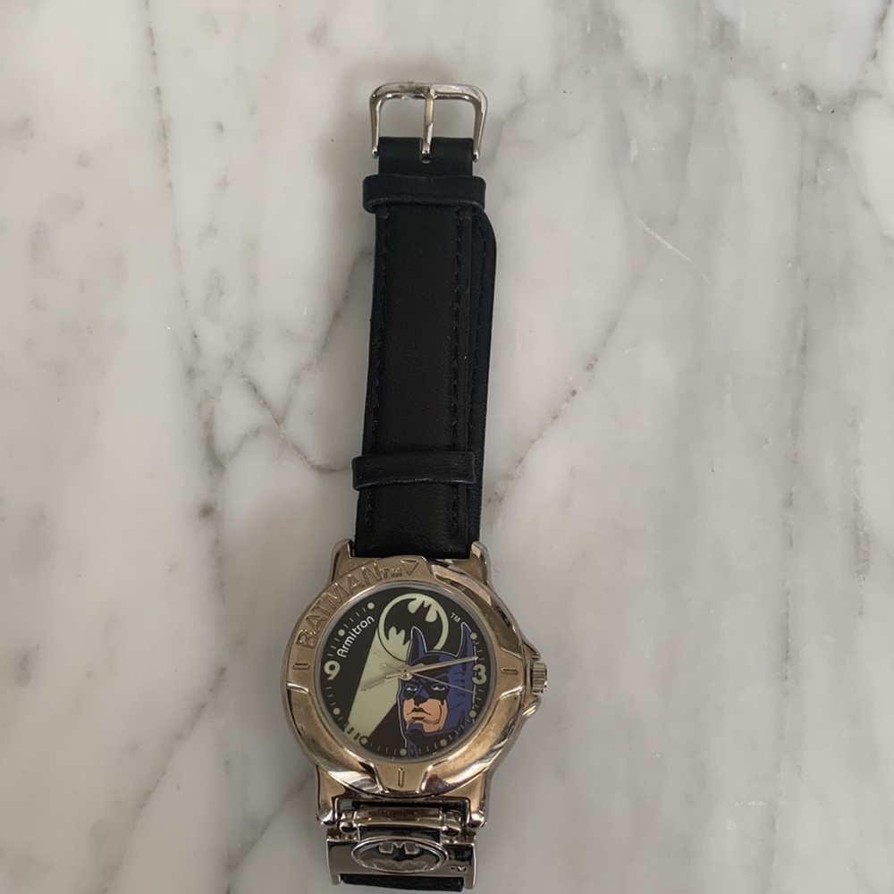 Batman Glow Dc Diver Water Restraint Watch Comic Stai… - Gem